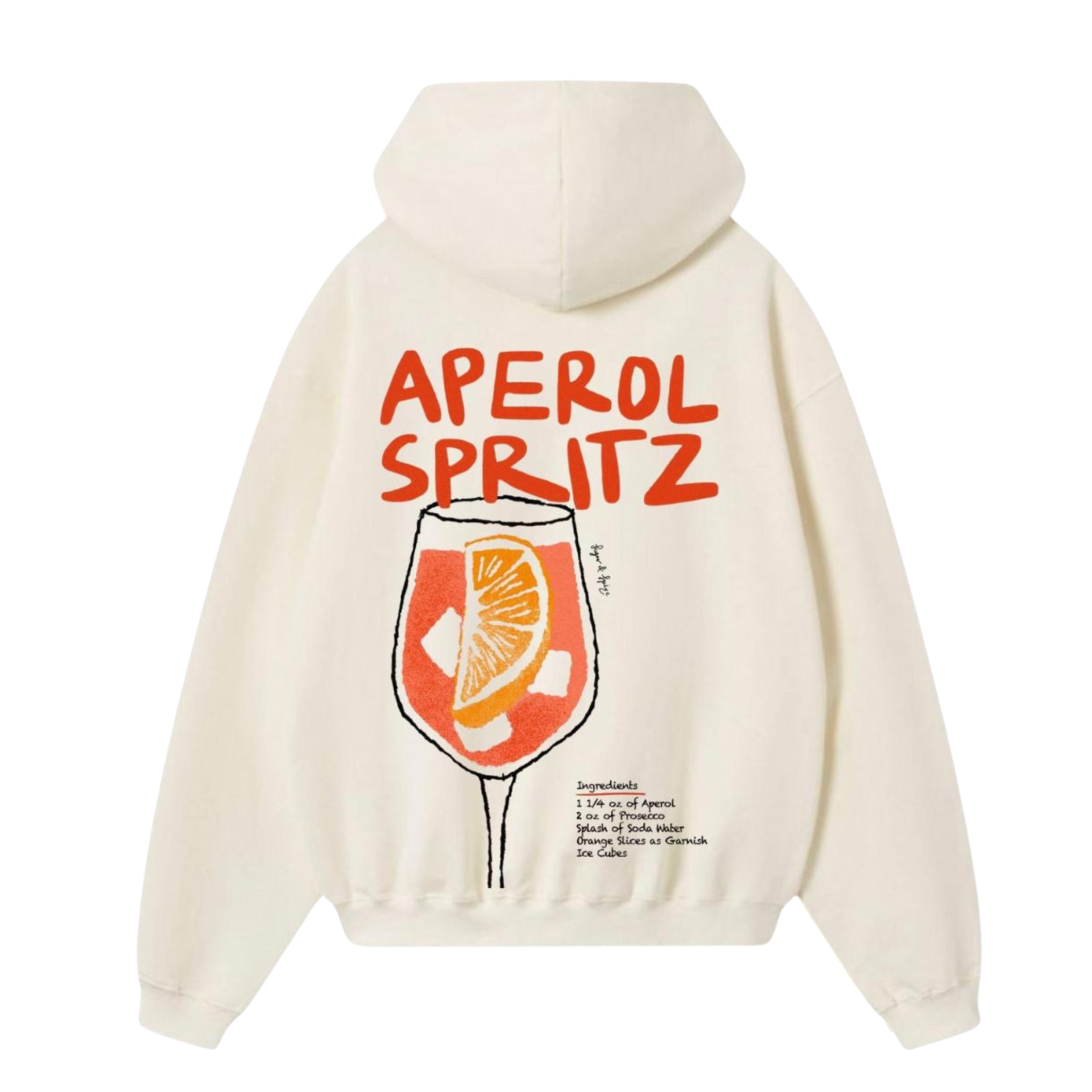 "Aperol" Hoodie – Arc-en-ciel